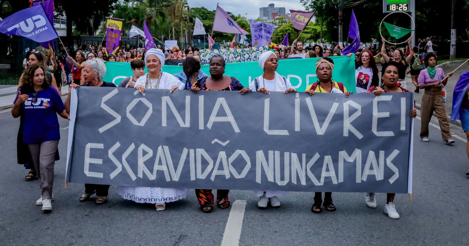 Escravidão moderna: Marcha em Florianópolis exige liberdade para Sonia ...